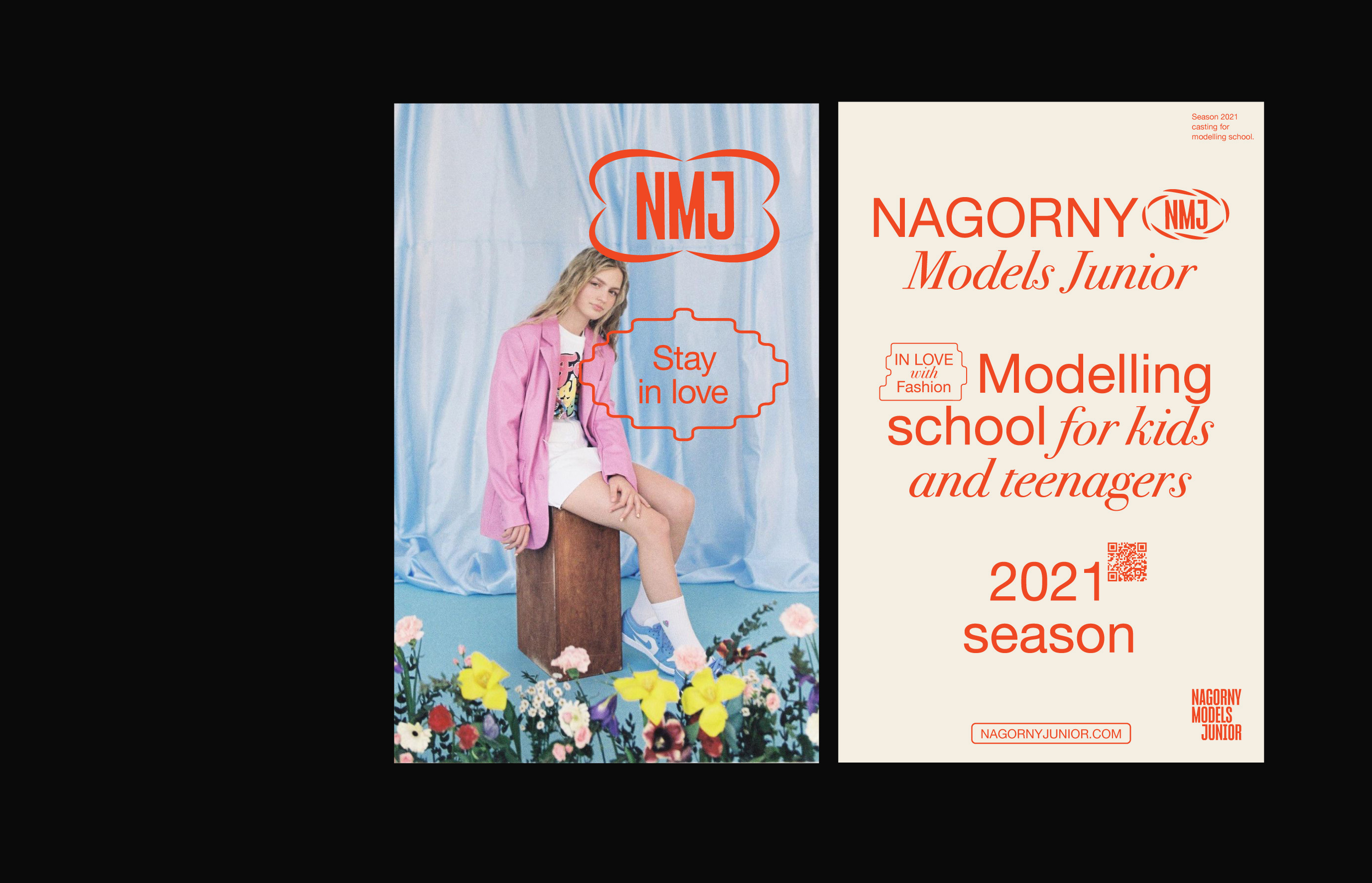 青少年模特学校 NMJ 品牌VI设计 - 深圳VI设计、深圳品牌设计公司